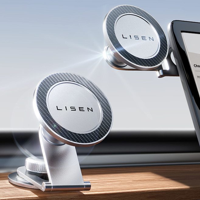 Amazon.com: LISEN for Tesla Phone Mount Holder, for MagSafe Car Mount ...