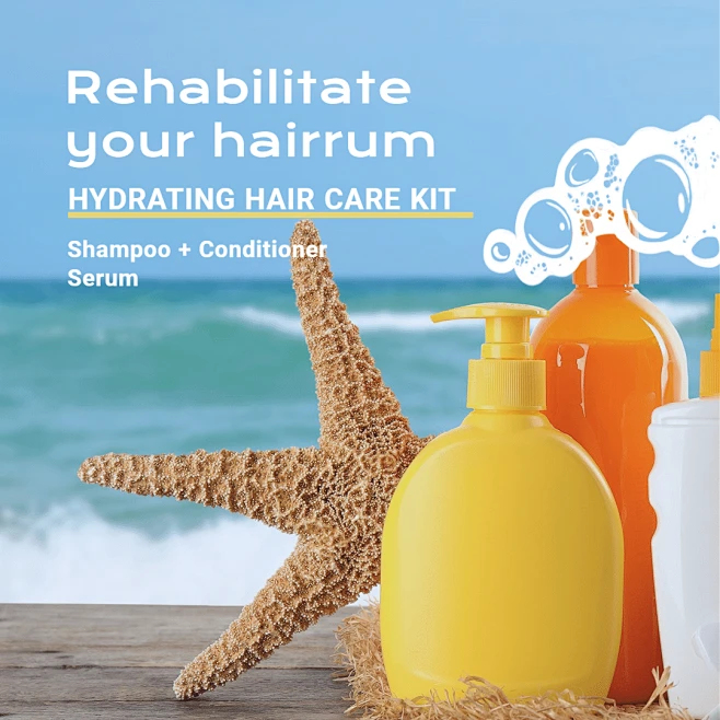 Creative Shampoo Set Falsh Sale Ecommerce Product Image素材-花瓣网