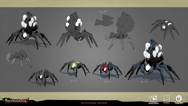 Enemies - Nightmare Spiders-花瓣网