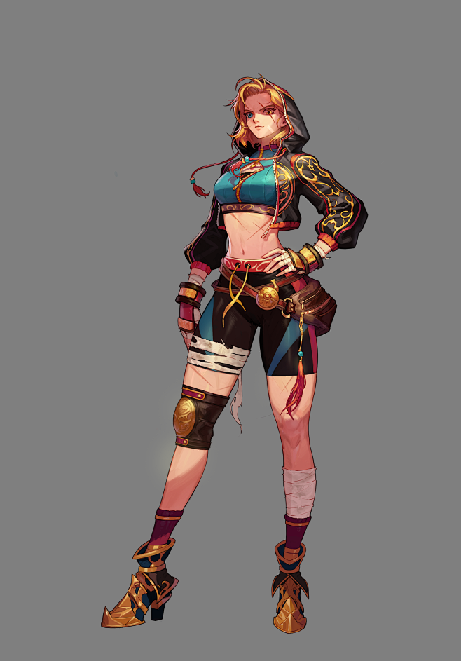 DNF，仙界，NPC，立绘，香农·迈耶，格斗家