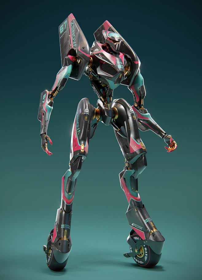 Robot Racer-花瓣网