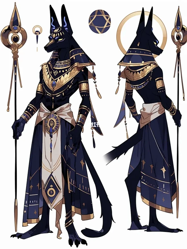 人物设计：阿努比斯