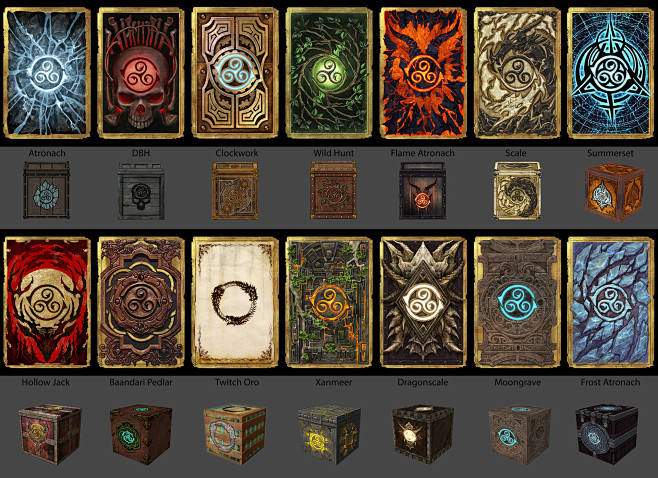 Loot Crates & Cards, Mike May : Card backs and loot crates I designed ...