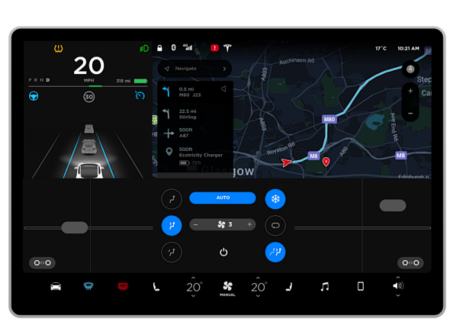 Tesla Model 3 UI – .dsgnrs. – Medium : Last week was presented the ...