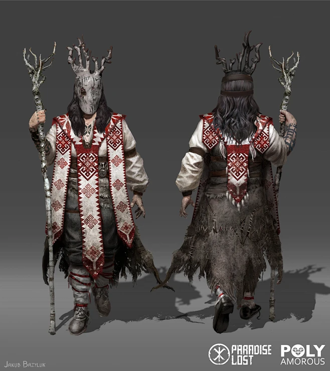 Old Lucjan with mask variation-花瓣网
