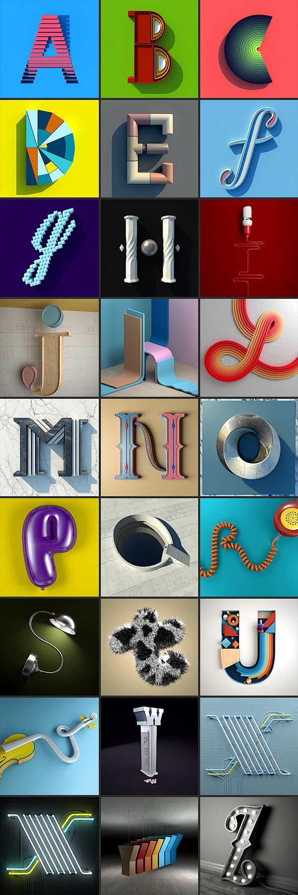 Alphabet. : Alphabet for the project 36 DAYS OF TYPE.-花瓣网