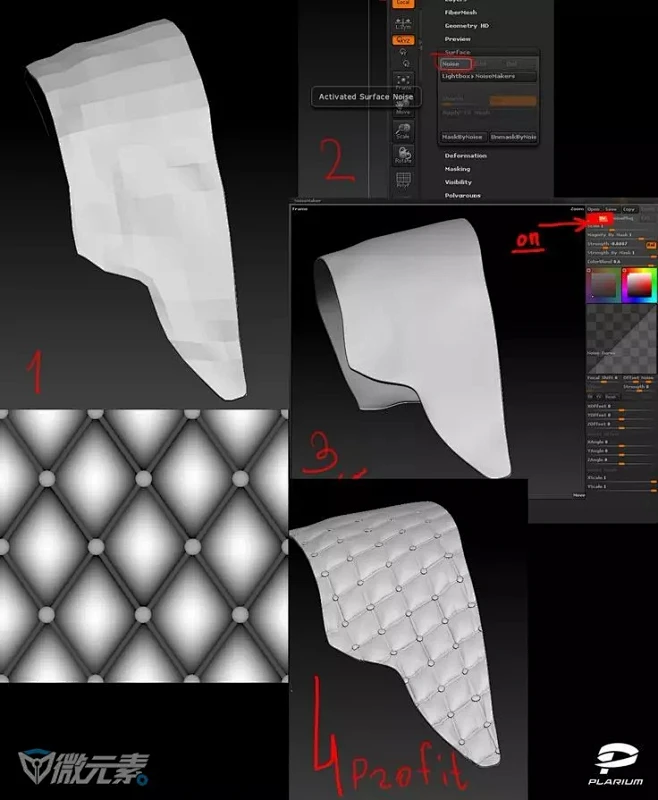 次世代笔刷运用-【3D建模】-微元素 - Element3ds.com!-花瓣网