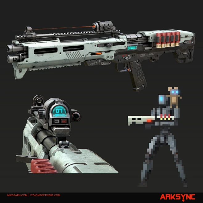 ARKSYNC - Spreader Shotgun图片_热武器图片素材-花瓣网