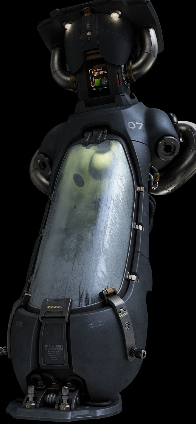 Cryopod, Roman Makarenko : Personal project Front view You can see the ...