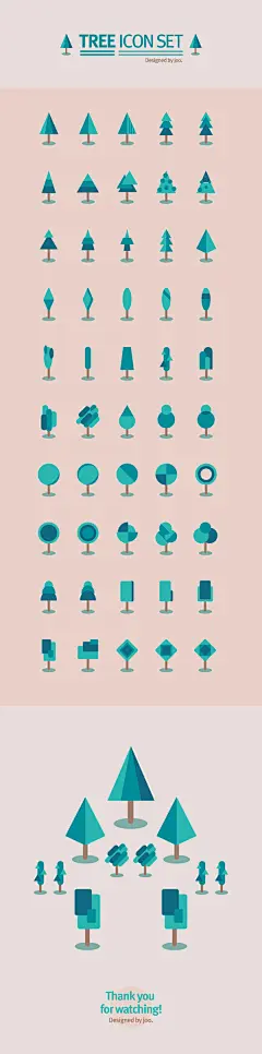 50 tree icon set : 50 Tree icon set-花瓣网