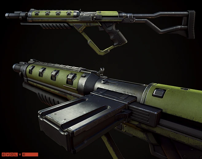 Evolve - Sub-Machine Gun, Mike Brainard : Griffin's Sub-Machine Gun ...