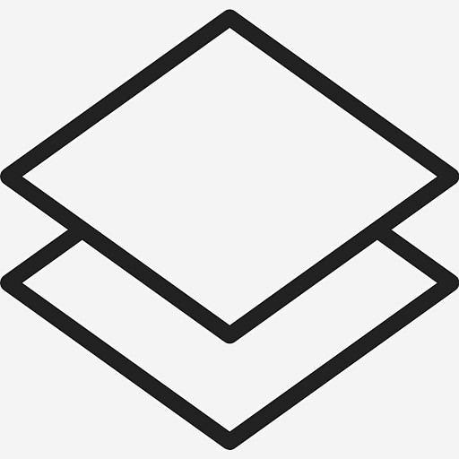 层双层组图标_88ICON https://88icon.com 层 双层 组 多个 纸张 堆叠 界面轮廓6