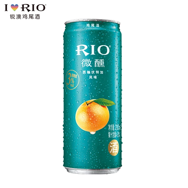 RIO/锐澳 3度微醺系列 西柚口味330ml单罐装-tmall.com天猫-花瓣网