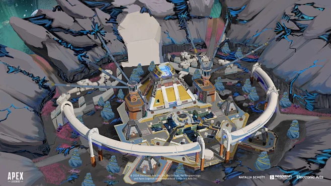 Apex Legends: Upheaval- Broken Moon - Quarantine Zone Exterior-花瓣网