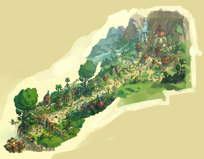 Temple Run puzzle adventures-花瓣网