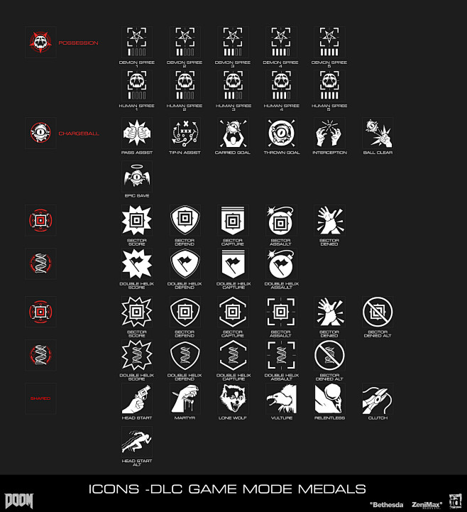 ArtStation - DOOM 2016 User Interface Work, Jake Raymor