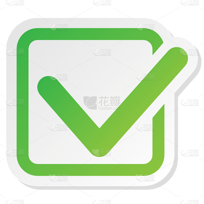 ICON-矢量打勾图标16