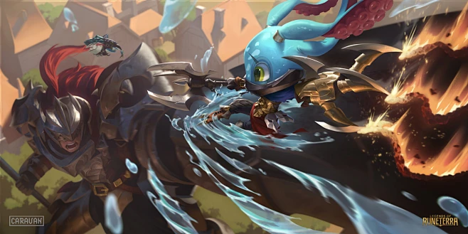 {游戏系列}美国RUNETERRA符文传说（UI,角色，场景）-花瓣网
