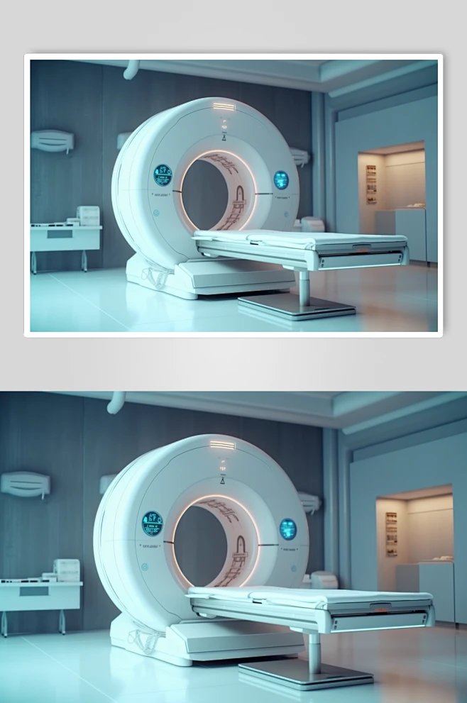 AI数字艺术CT扫描机器医疗仪器摄影图片-众图网-花瓣网