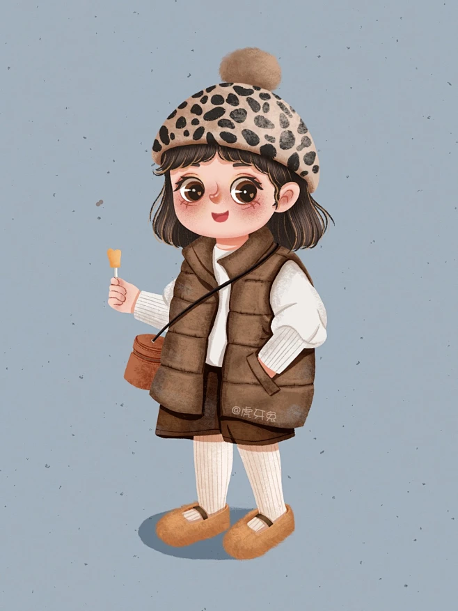 Q版人物插画合集_虎牙兔__插画师作品_涂鸦王国gracg.com-花瓣网