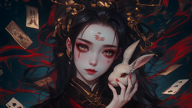 女鬼h-hzj(8)图片_AI图片素材-花瓣网