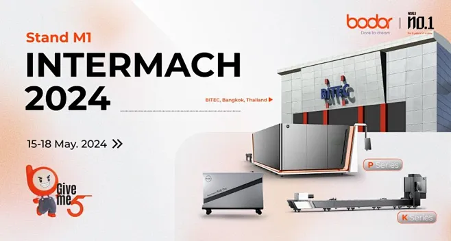可能是包含下列内容的图片：1 位用户和上面的文字是“Stand MI INTERMACH 2024 bodor|ñ0.1 NEFLD bodor no.1 Dare to dream ...