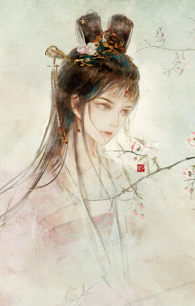韶华_屿瑟__插画师作品_涂鸦王国gracg.com-花瓣网