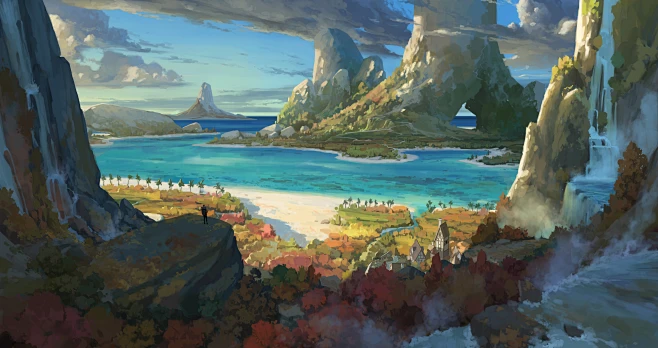 ArtStation - Autumn morning, Sin jong hun-花瓣网