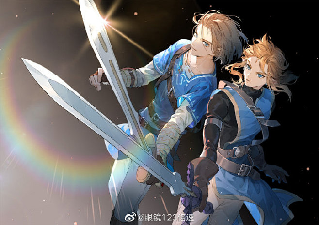 一开始馋林克的衣服，画完觉得林克穿勇者衣服也挺好看的23333333333333求联动【勇者衣服实在太少啦~勇者衣服都太正统，可惜了美貌的颜值