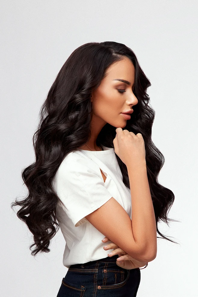 broncolor extensions girls hair models Photography retouch-花瓣网