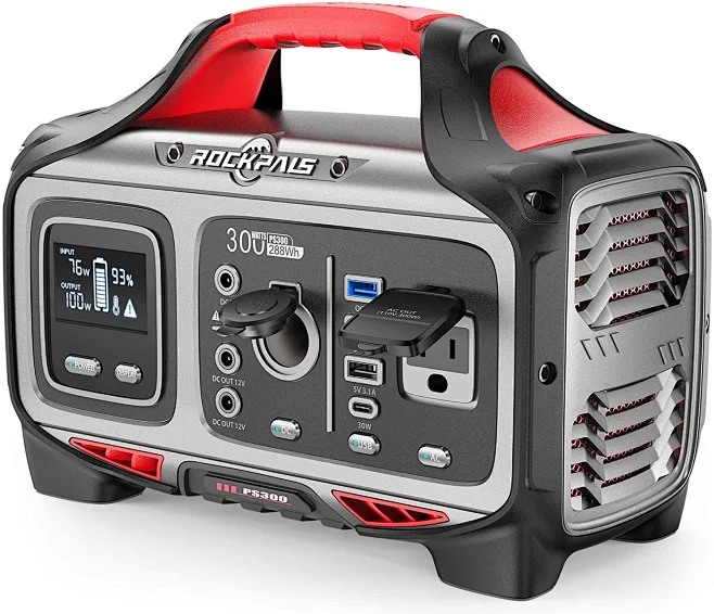 Amazon.com : ROCKPALS 300W Portable Power Station, 280wh (78000mAh ...