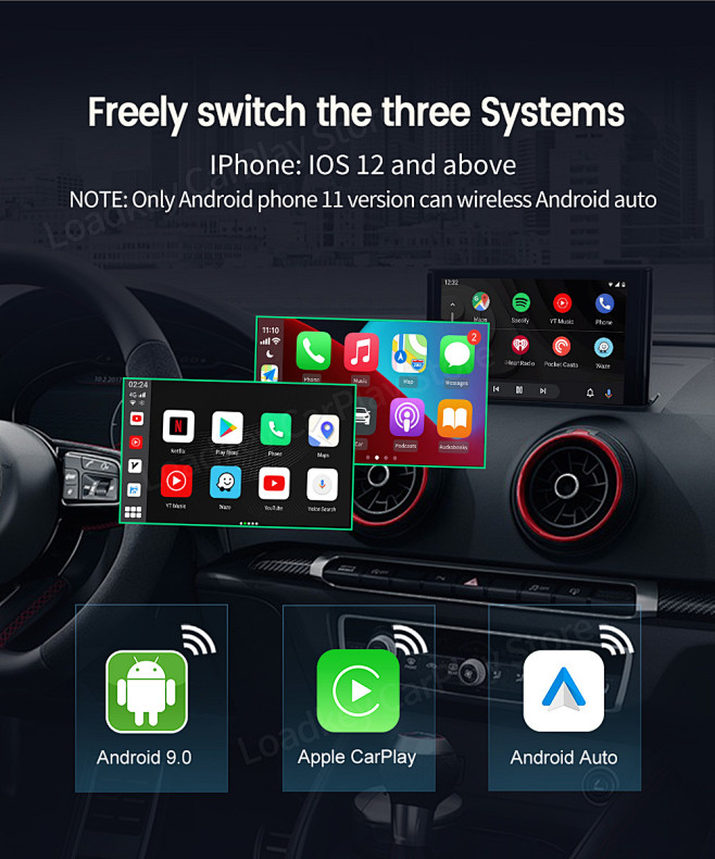 Carlinkit 4 CarPlay Mini Ai Box Wireless CarPlay Wireless Android Auto ...
