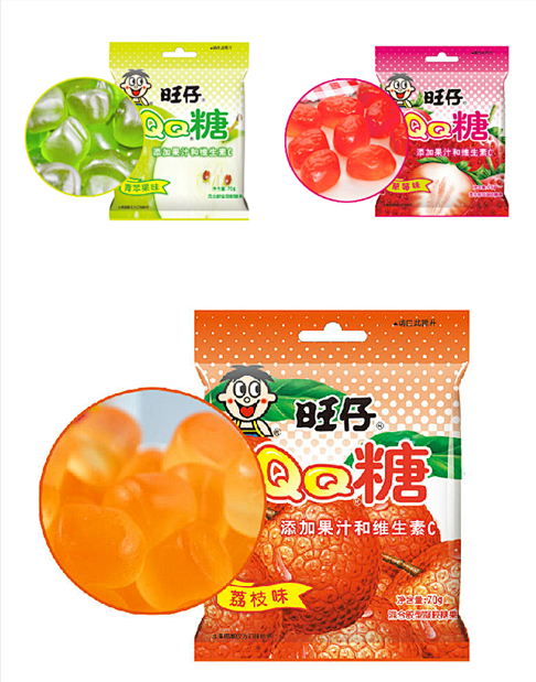 【编号140】旺仔qq糖70g 价格：3.5元