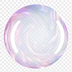 Download premium png of Holographic round bubble frame png copy space ...