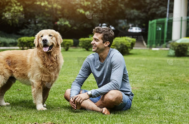 老兄和他的狗素材-花瓣网