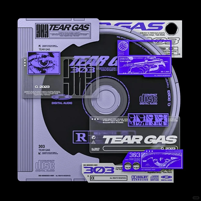 3D设计｜一组3D专辑光盘设计ver.works - 小红书-花瓣网