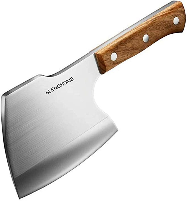 Meat Cleaver Heavy Duty Axes Shape Super heavy and thick Bone Breaker ...