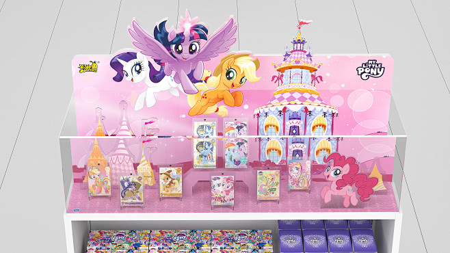 卡游小马宝莉卡牌货架-花瓣网