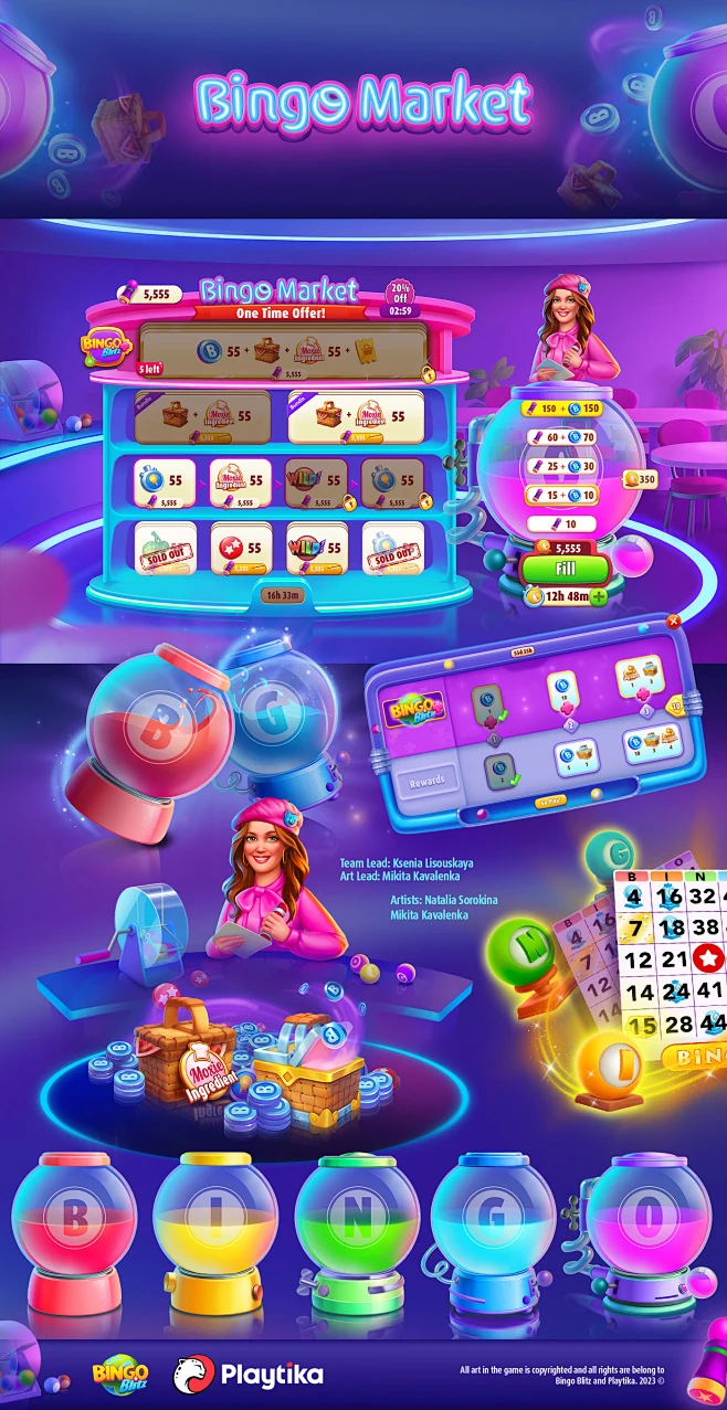 Bingo Market :: Behance-花瓣网