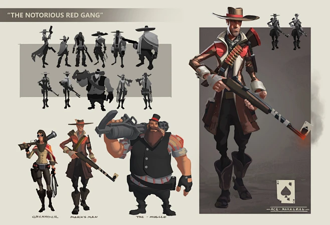 The Notorious Red Gang, Jedd Chevrier : Some older character design ...