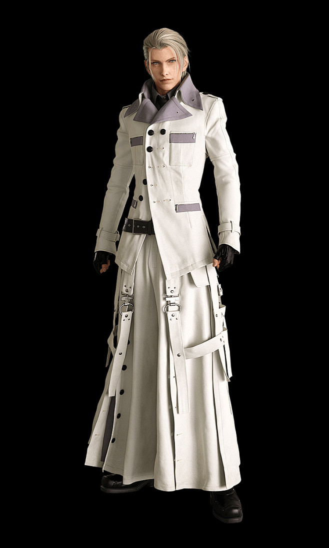 Rufus Shinra Art from Final Fantasy VII Remake