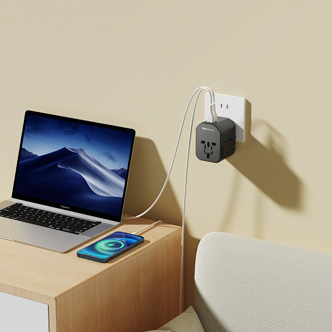 雷士电工旅行插座