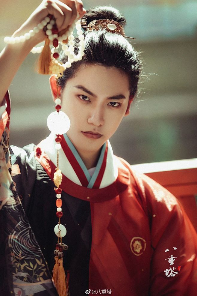 #Lộc_Đồ_Bạch #Lu_Tu_Bai #鹿荼白 #Hanfu #model #cổ_trang #Hán_phục