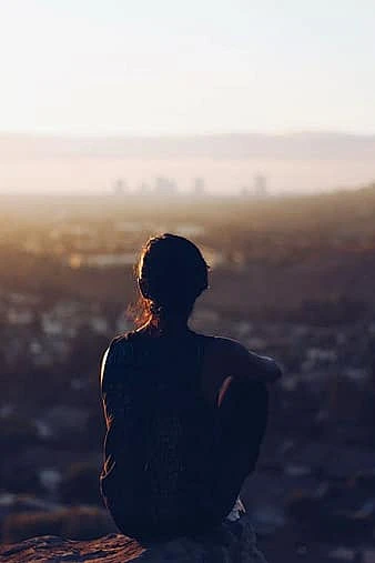 relax, alone, meditate, person, young, one, woman, people, female, girl ...