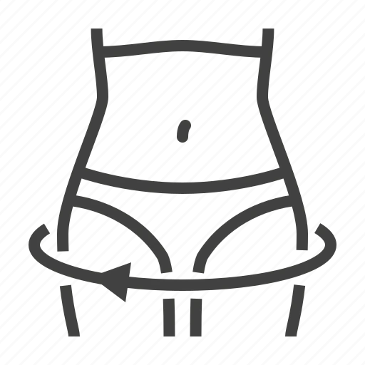 Circumference, clothes, hip, measurement, quide, size icon - Download ...