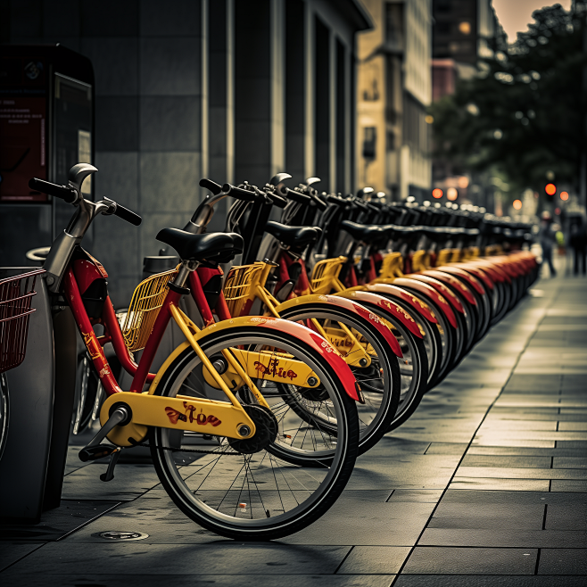 共享单车图片_图库图片素材-花瓣网