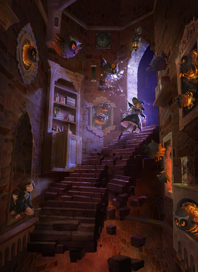 Magic tower #魔法#-花瓣网