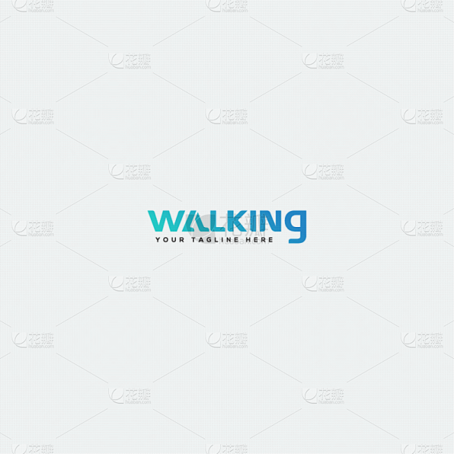 walking logo design lettering walking walk logo