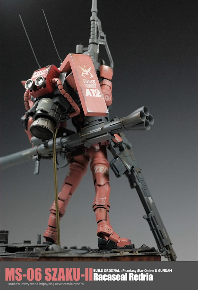 MS-06S ZAKU-II X Racaseal Redria : BUILD ORIGINAL : Phantasy Star ...