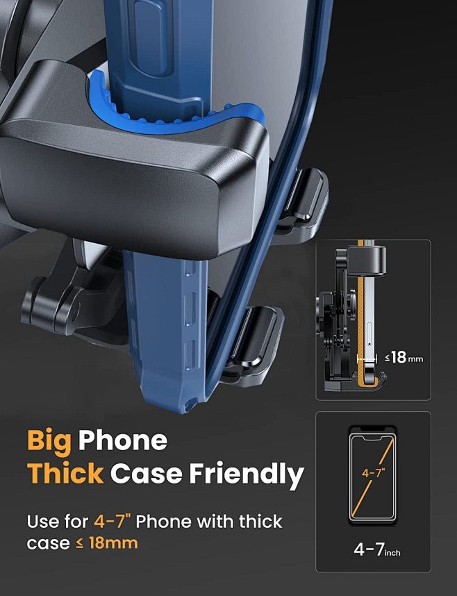 Amazon.com: LISEN Car Vent Cell Phone Holder Mount, [Upgraded Metal Hook Clip] Gravity Phone ...